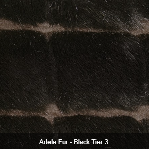 Adele Fur Black Fabric | Expertly Curated Dorm Room Interior Designs ...